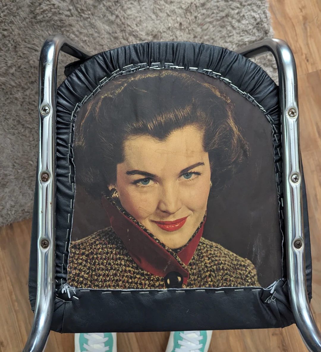 Vintage Chairs with Faces Underneath - Good Old Days